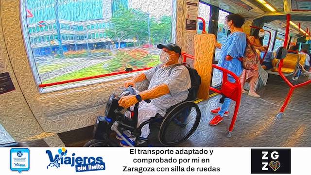 El transporte adaptado en Zaragoza con silla de ruedas